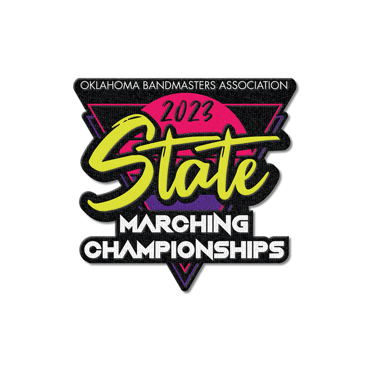 2023 OBA State Marching Band Championships Patch 2023 OBA State Marching Band Championships Patch