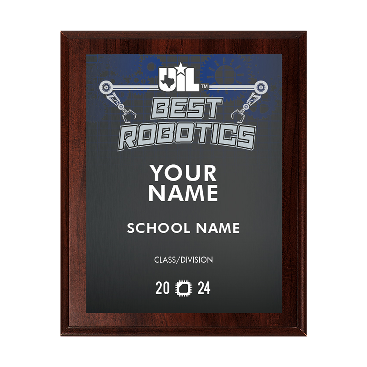 2023 UIL State Championships Robotics - Best 8x10 Plaque