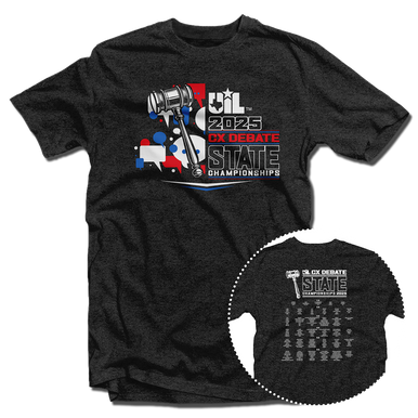 2025 UIL CX Debate State Championships T-Shirt