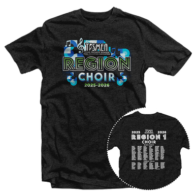 2025-2026 TPSMEA Vocal Region Choir T-Shirt