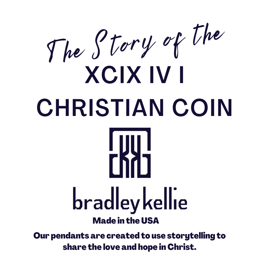 Ninety Nine for One Christian Coin Pendant Sterling Silver