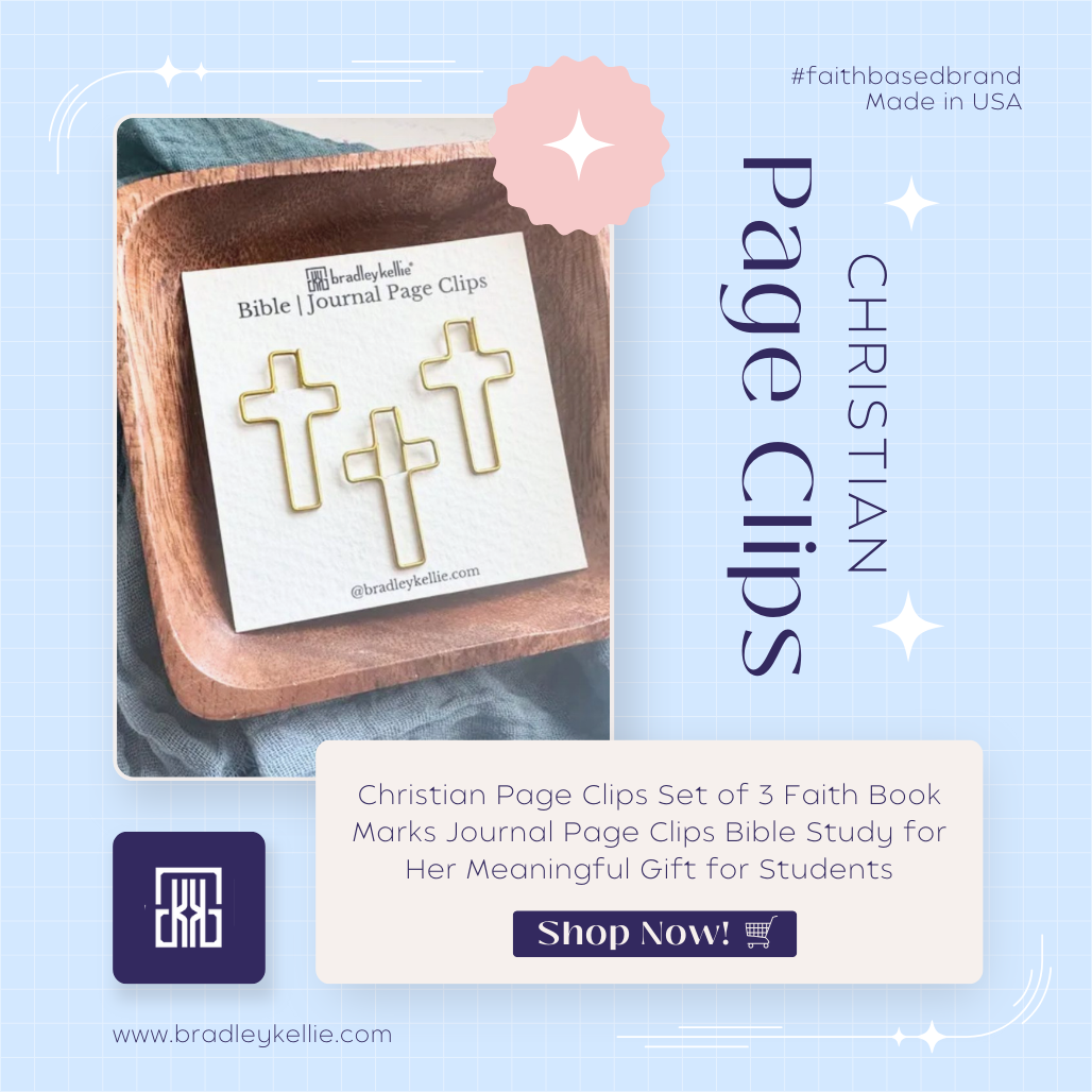 Bible Journal Clips Trio on Card