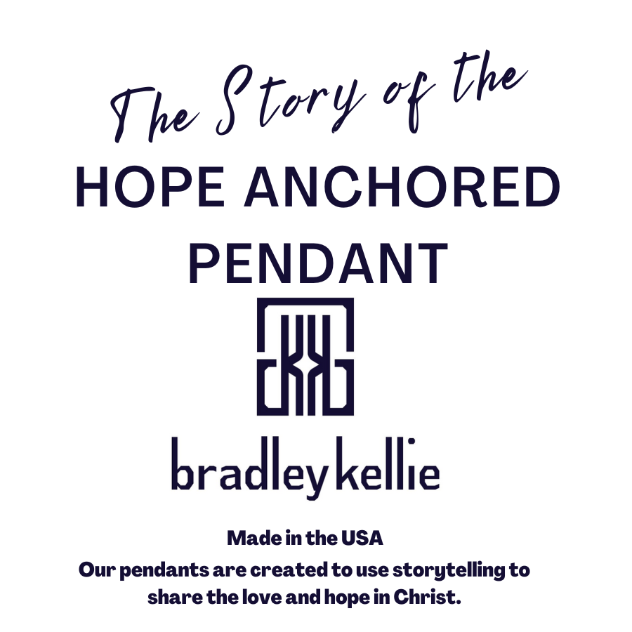 Hope Anchored Pendant in Gold | Bradley Kellie