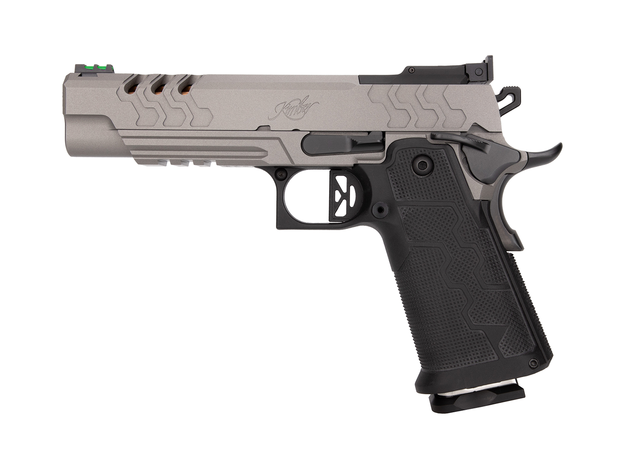 KIMBER 2KII STAINLESS TARGET 45ACP SEMI AUTO PISTOL 5IN 3-13RD MAGS ...