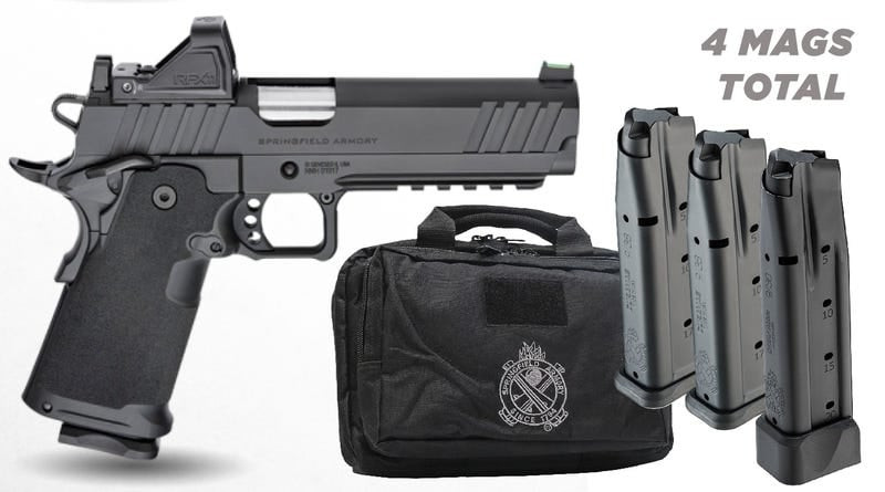 PRODIGY 9MM SEMI AUTO PISTOL 5IN VIRIDIAN RFX11 GREEN DOT 1-20RD 3-17RD ...