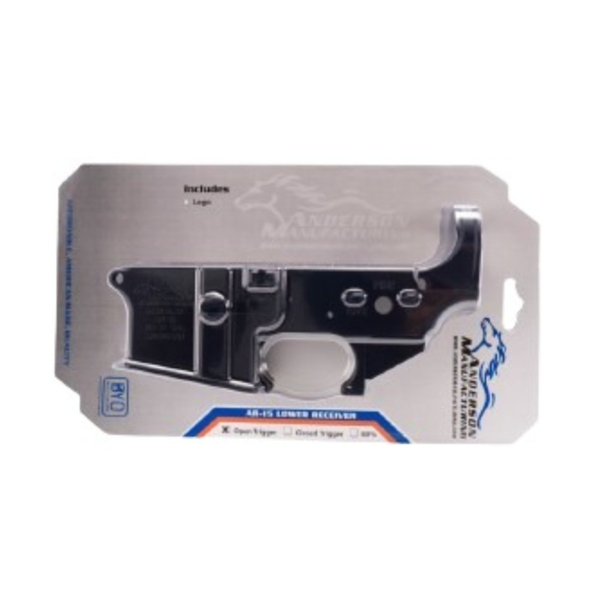 ANDERSON MANUFACTURING STRIPPED RECEIVER MULTI-CALIBER LOWER BLACK ...