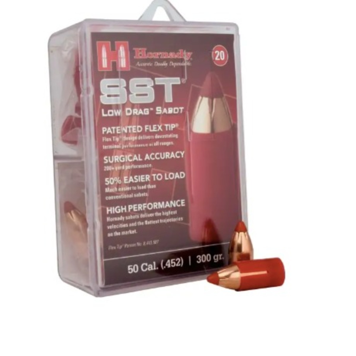 HORNADY SST-ML 50CAL 300GR SABOT SLUG 20RDS LOW DRAG - Winter Timber ...