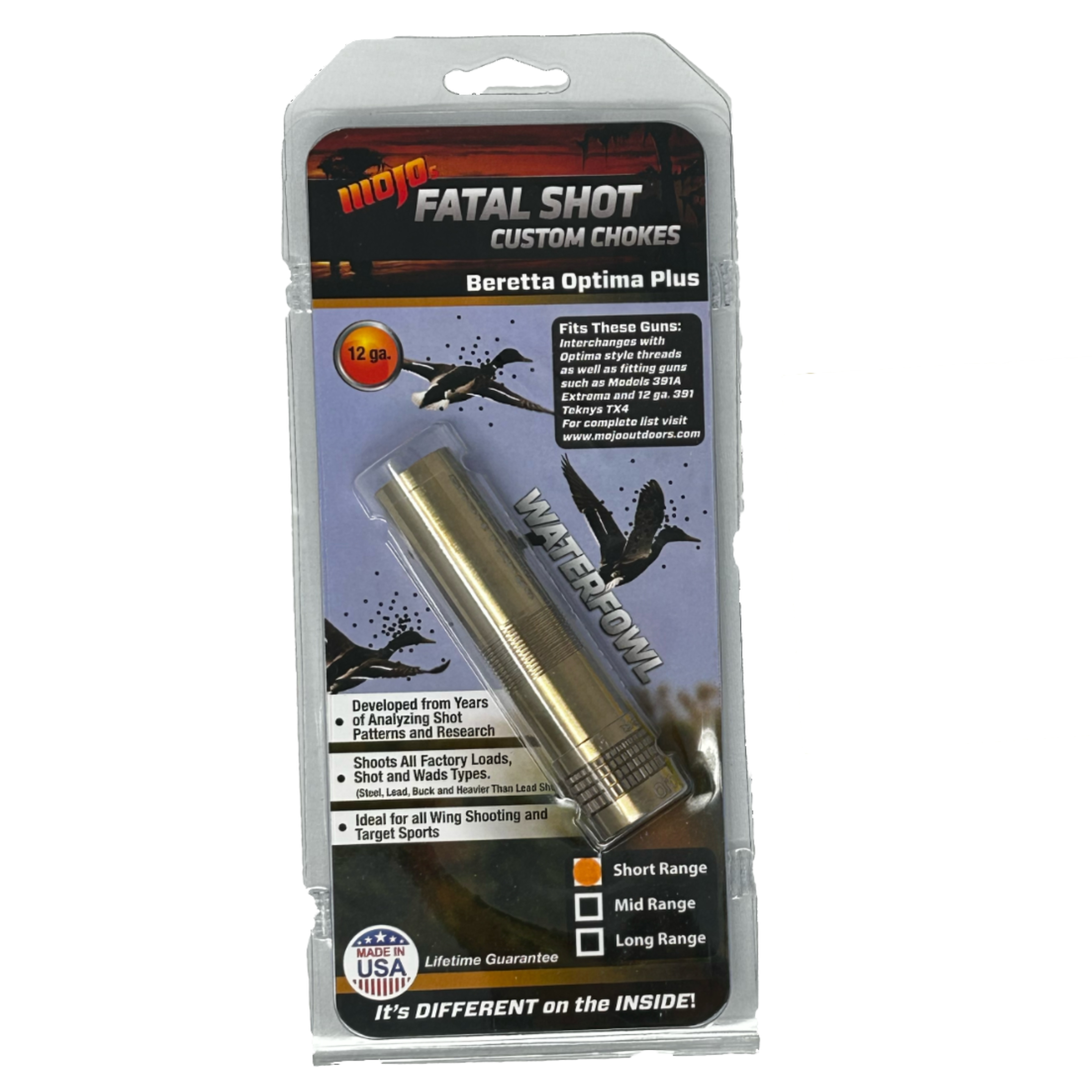 MOJO BERETTA OPTIMA PLUS CHOKE TUBE 12GA STEEL SHORT - Winter Timber ...