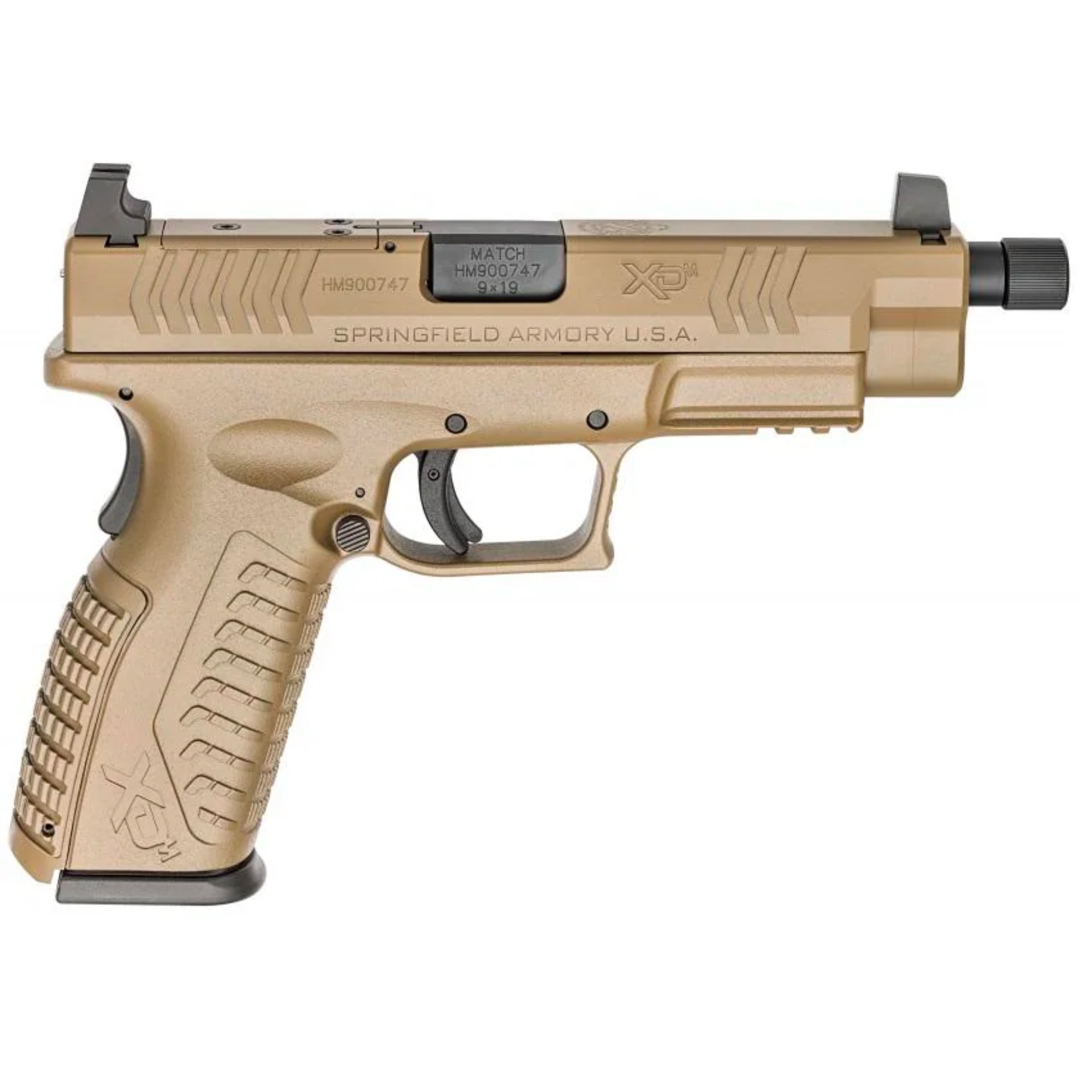 SPRINGFIELD XDM ELITE OSP 9MM PISTOL SEMI-AUTO 5.28IN FDE FP:MULTI 2 ...