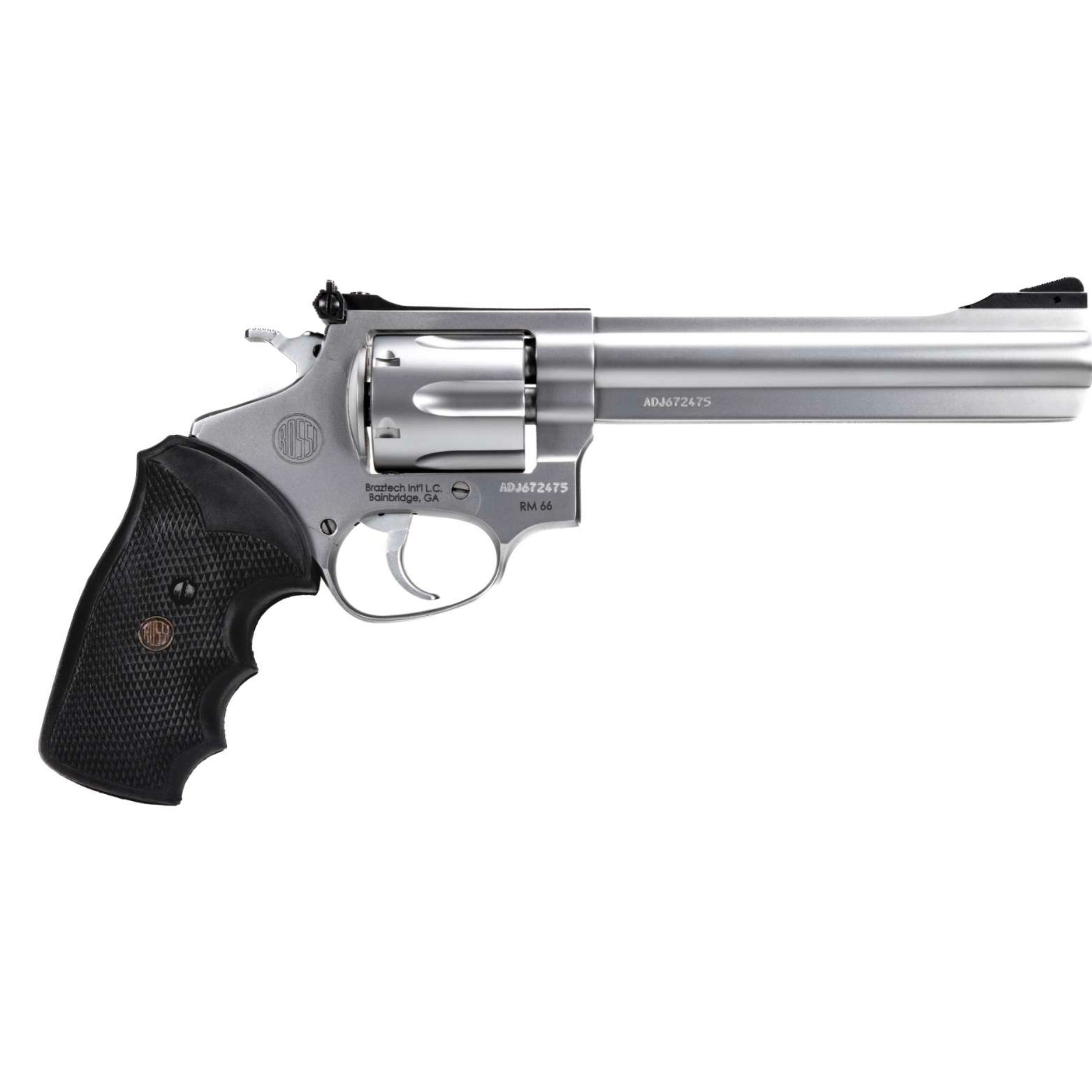 ROSSI RM66 357MAG REVOLVER DOUBLE ACTION 6IN STAINLESS OPTIC READY 6RD ...