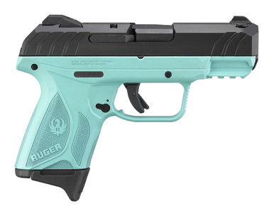RUGER SECURITY 9 COMPACT 9MM PISTOL SEMI-AUTO 3.42IN TURQUOISE 1-10RD ...
