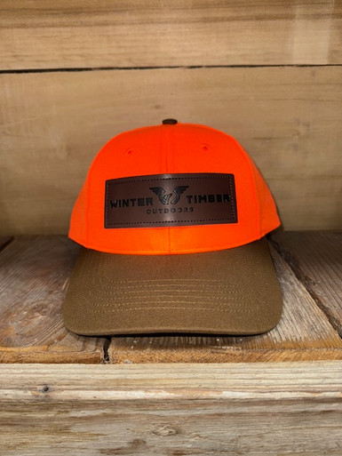 BLAZE ORANGE/BUCK HUNTING HAT OSFM