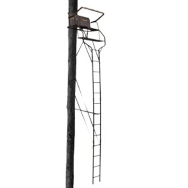 MUDDY DOUBLE DROPTINE LADDER STAND 2PERSON 18FT BROWN - Winter Timber ...
