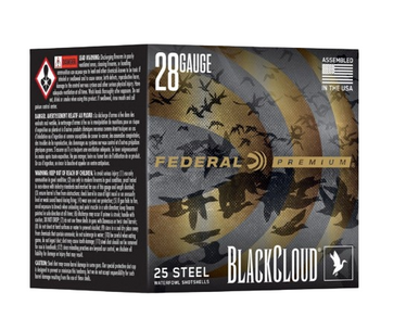 FEDERAL PREMIUM BLACK CLOUD WATERFOWL 28GA 3IN 3/4OZ 3SHOT 25RDS ...