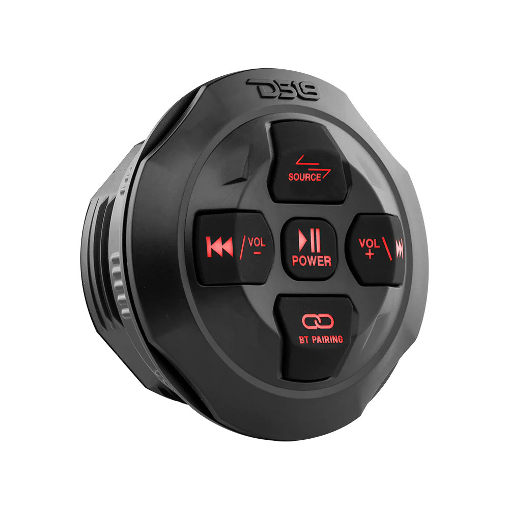 DS18 MARINE 3" WATERPROOF UNIVERSAL BLUETOOTH STREAMING AUDIO RECEIVER ...