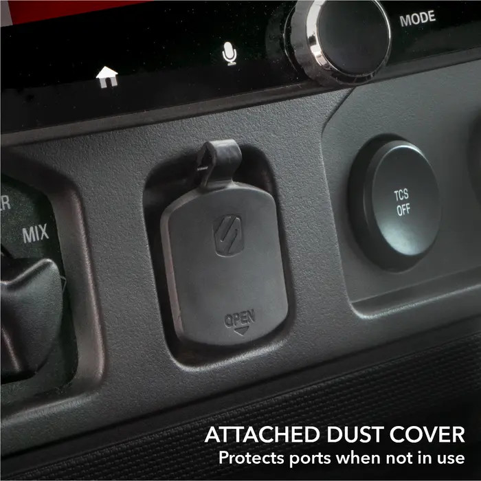 SCOSCHE USB-C / USB-A Fast Charger for Cars with Apple CarPlay ...