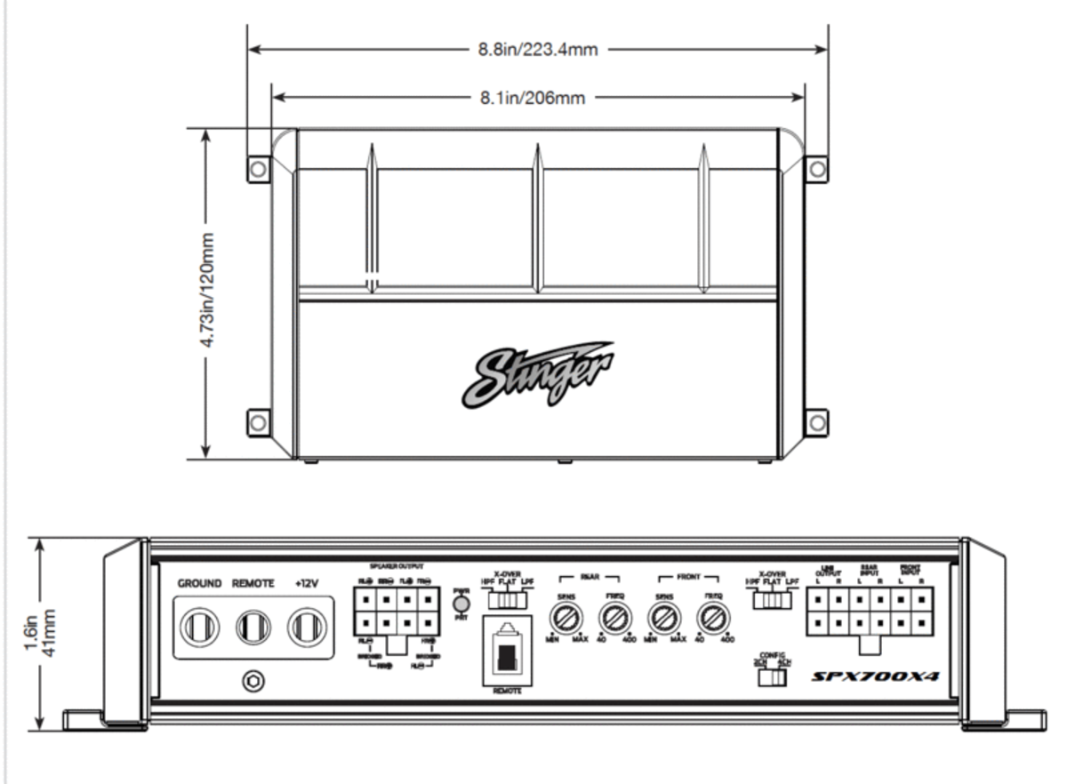 POWER SPORTS 4 CHANNEL 700W AMPLIFIER - Team Marketing Group, LLC