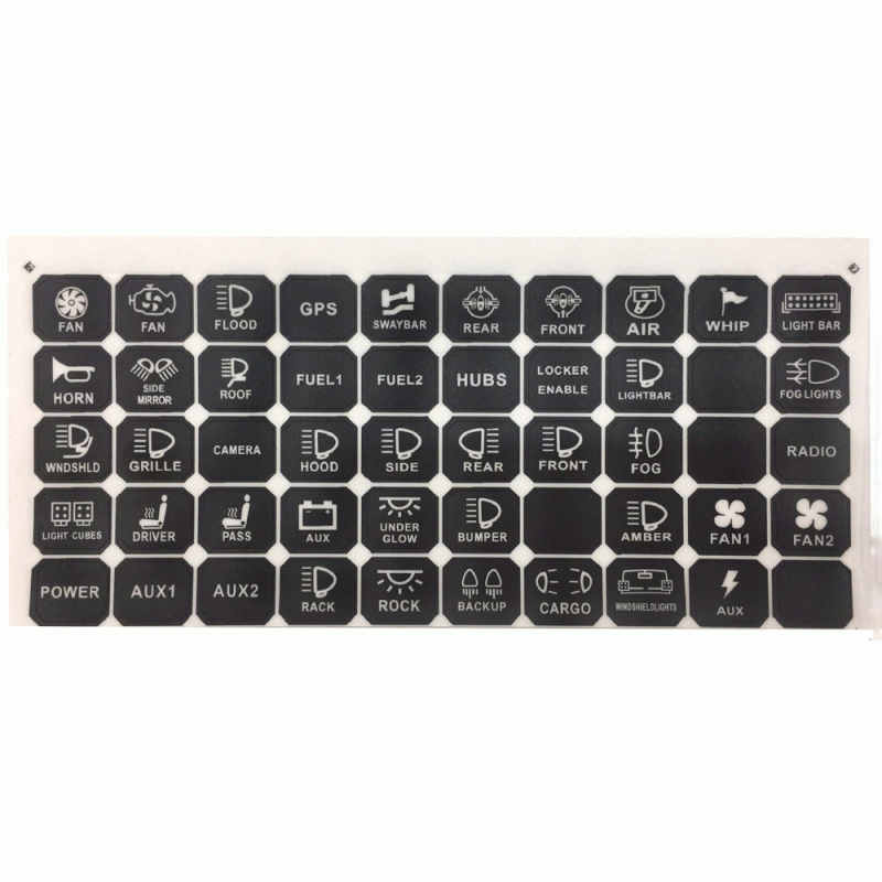 Universal 8 Gang Switch Panel System - Team Marketing Group, LLC