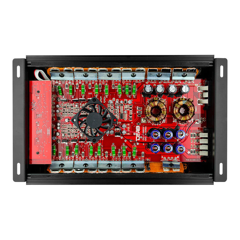 DS18 EXL Power 4-Channel Class A/B Amplifier 200 x 4 @ 4-Ohm Watts Rms ...