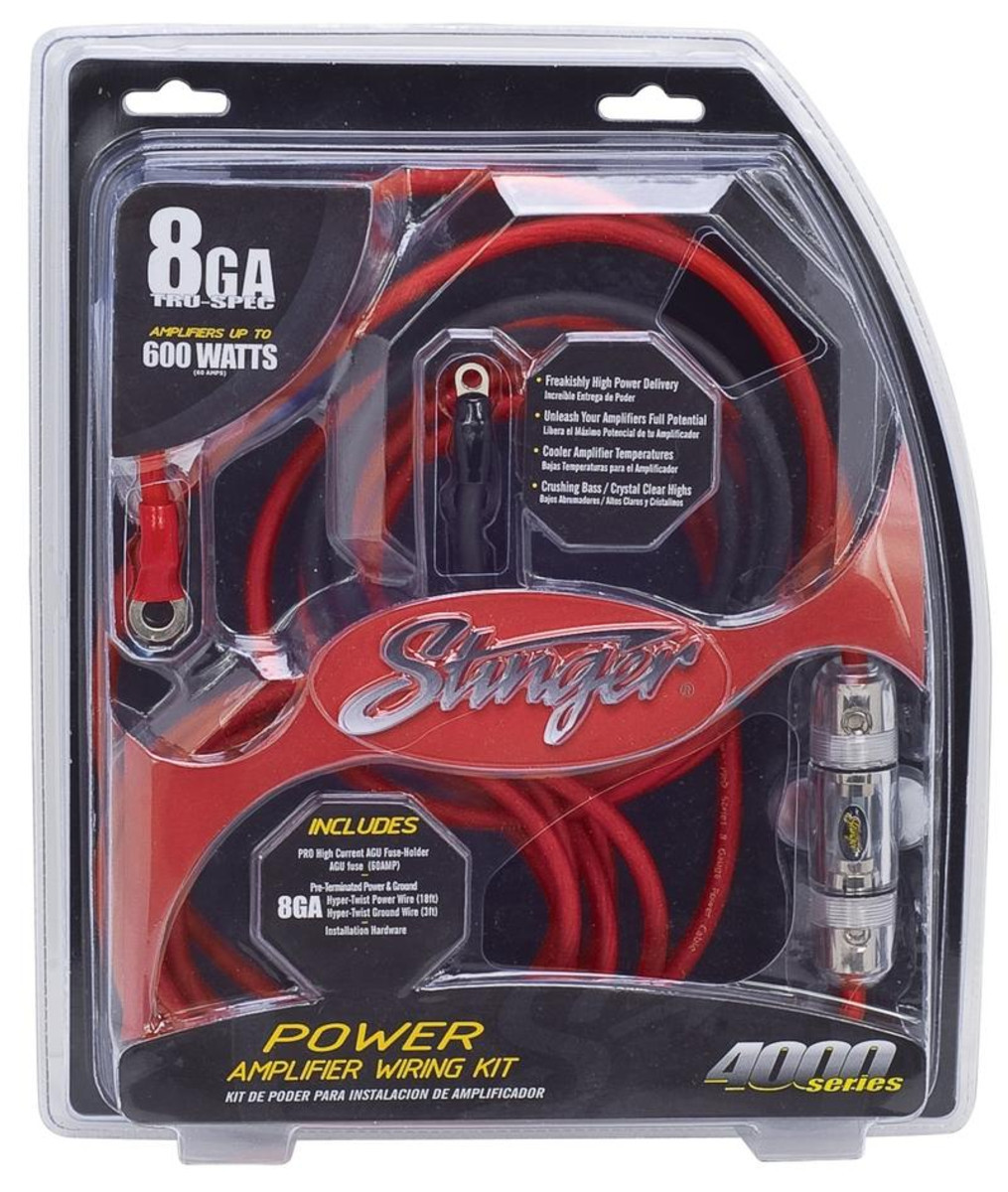 SK4281 4000 SERIES 8 GAUGE POWER WIRING KIT RED TRUE-SPEC - Team ...