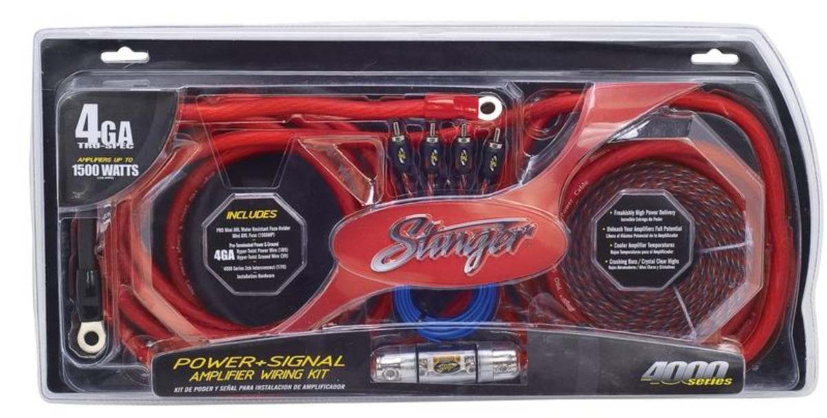 SK4641 4000 SERIES 4 GAUGE POWER SIGNAL WIRING KIT RED TRUE-SPEC - Team ...