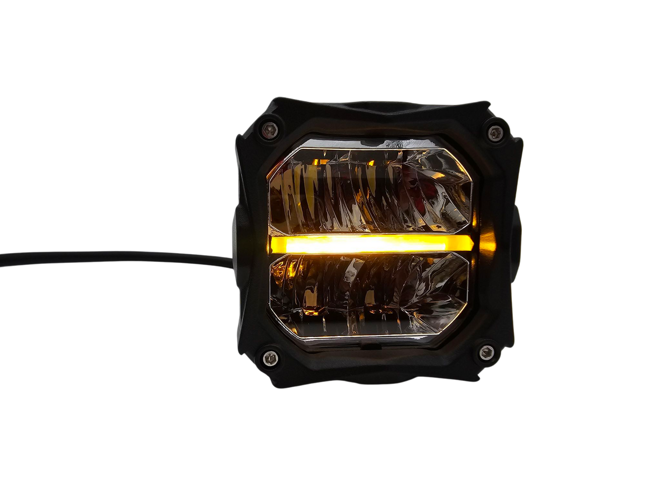 VYPR EXTREME OFFROAD 3" FLOOD HIGH INTENSITY LED LIGHTS WITH AMBER DRL ...