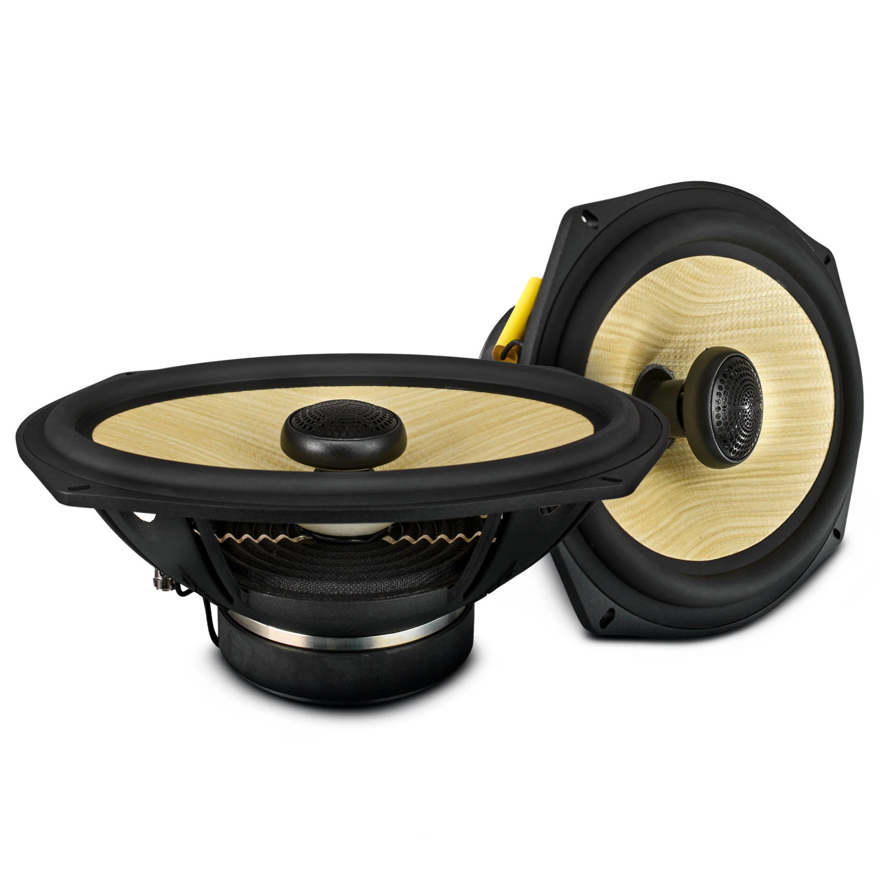 DS18 HIGH FIDELITY SOUND QUALITY 6X9 2 WAY COAXIAL SPEAKER WITH BAMBOO ...