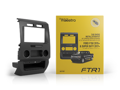 MAESTRO FTR1 DASH KIT AND T-HARNESS FOR NEWER FORD TRUCKS WITH 4.3 ...