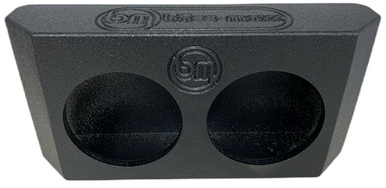 BASS-MAXX DUAL 10" SEALED POLY COATED TAILGATE ENCLOSURE FOR JEEP ...
