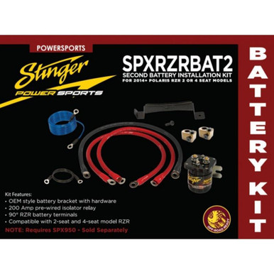 SECOND BATTERY INSTALLATION KIT FOR 2014+ POLARIS RZR - Team Marketing ...