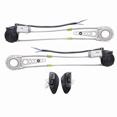 UNIVERSAL POWER WINDOW KIT WITH SWITCHES - 2 WINDOWS - Team Marketing ...