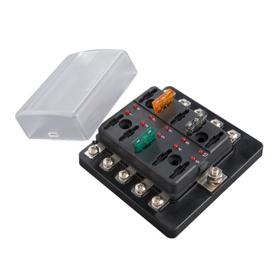 Fuse Block ATC With Indicating LEDs - Screw Terminals - Team Marketing ...
