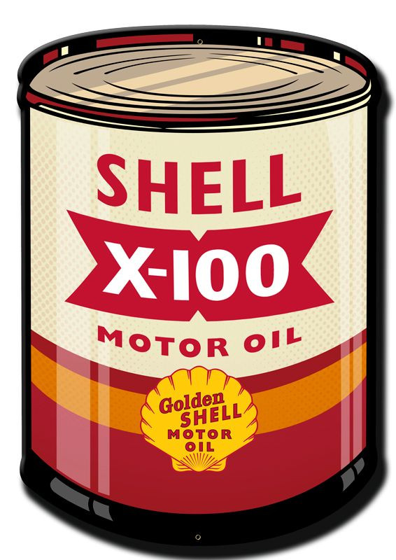 X-100 Shell Motor Oil