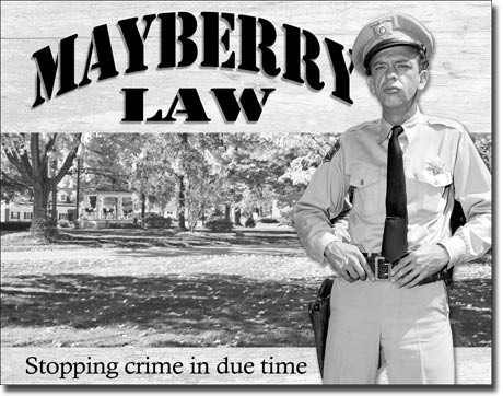 Barney Fife Mayberry Security on The Andy Griffith Show