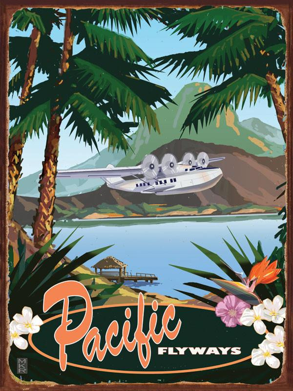 Pacific Coast Hwy 101 Metal Sign - American Collectibles