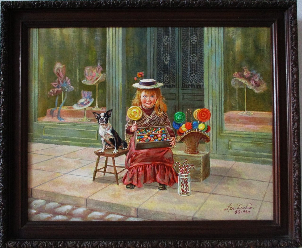 Blue Boy, Victorian Child by Lee Dubin Original Framed Oil Painting ...