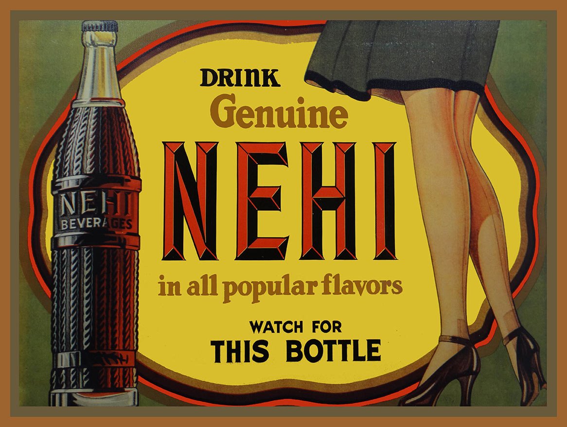Drink Genuine Nehi Soda Beverages Metal Sign - American Collectibles