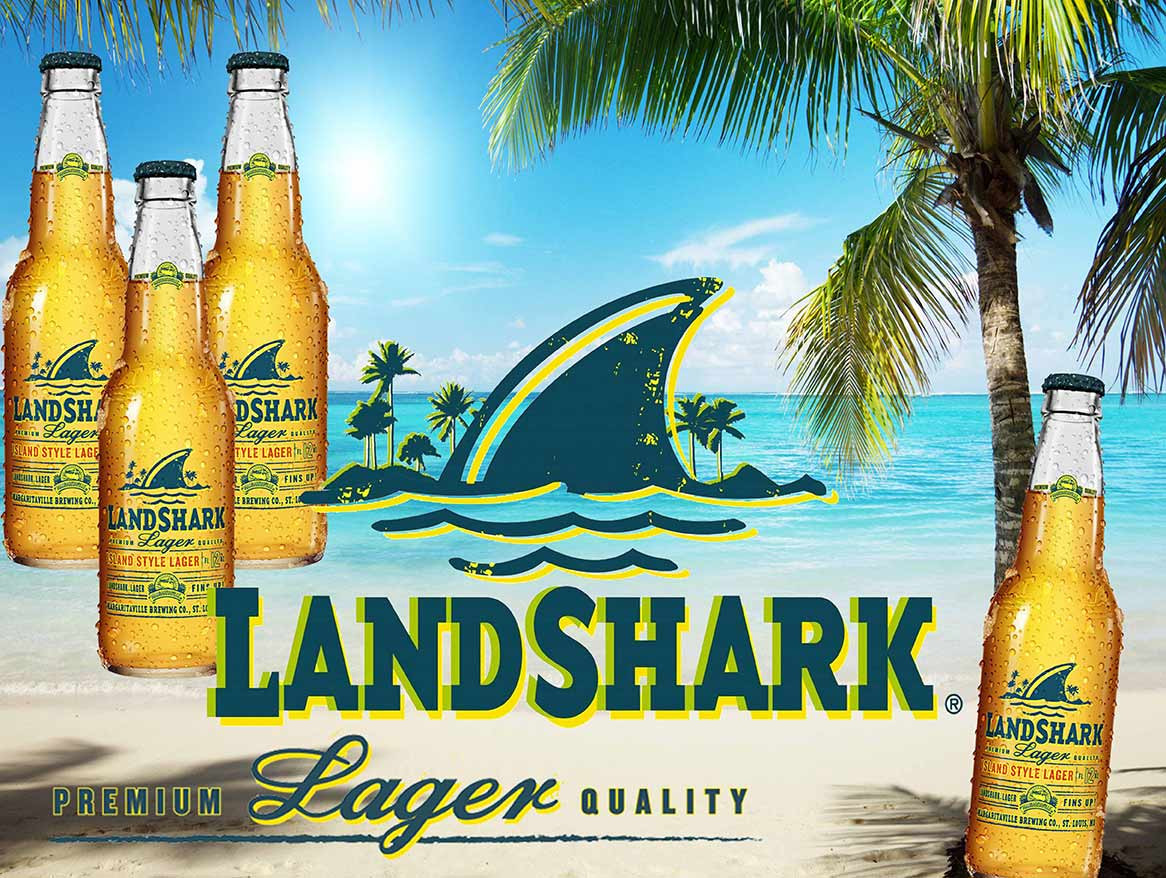Landshark Premium Lager Metal Sign - American Collectibles