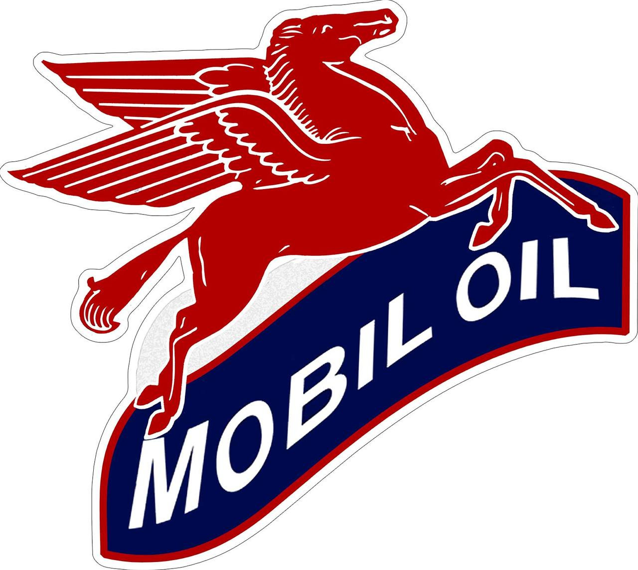 Mobil Pegasus Hanging Double Sided Sign - American Collectibles