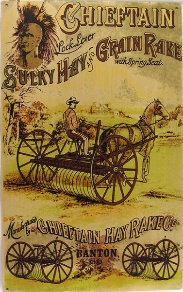 Chieftain Sulky Hay and Grain Rake - American Collectibles