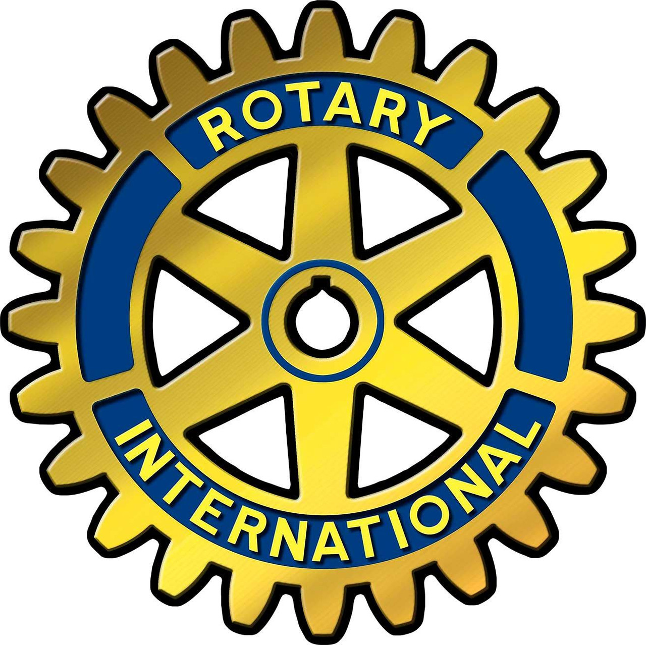 Rotary International Fraternal Laser Cut Metal Sign - American Collectibles