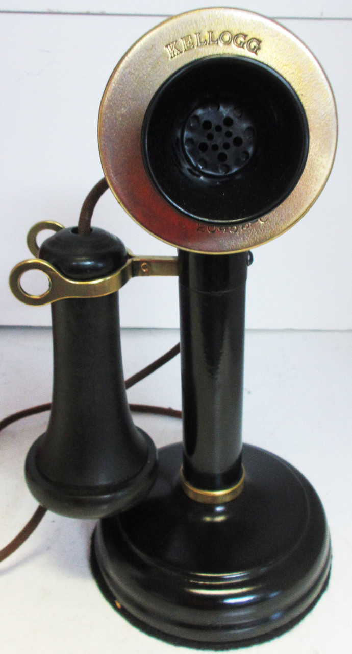 Kellogg Candlestick Telephone circa 1900's Not Operational - American ...