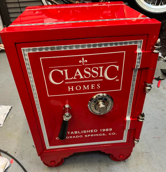 Original Safe Custom Refinished circa 1890 - American Collectibles
