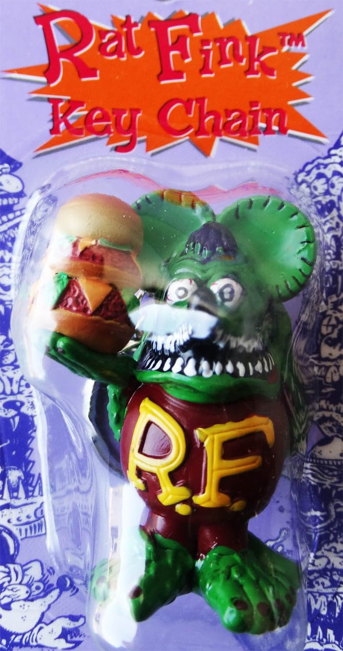 Rat Fink Tower Burger Key Chain - American Collectibles