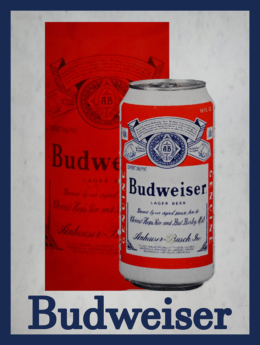 budweiser pint can