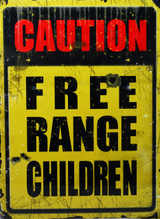 Chickens Free Range Metal Sign - American Collectibles
