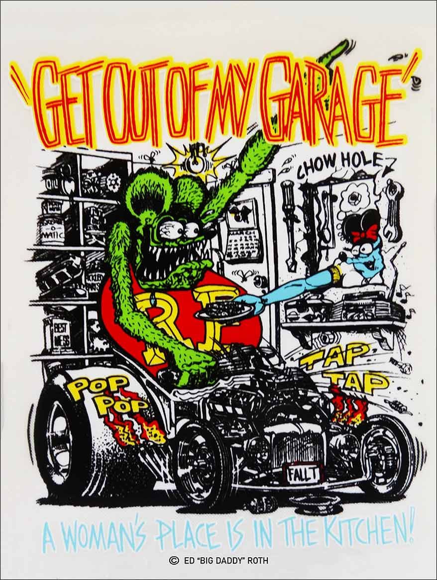 Chevelle Rat Fink Metal Sign