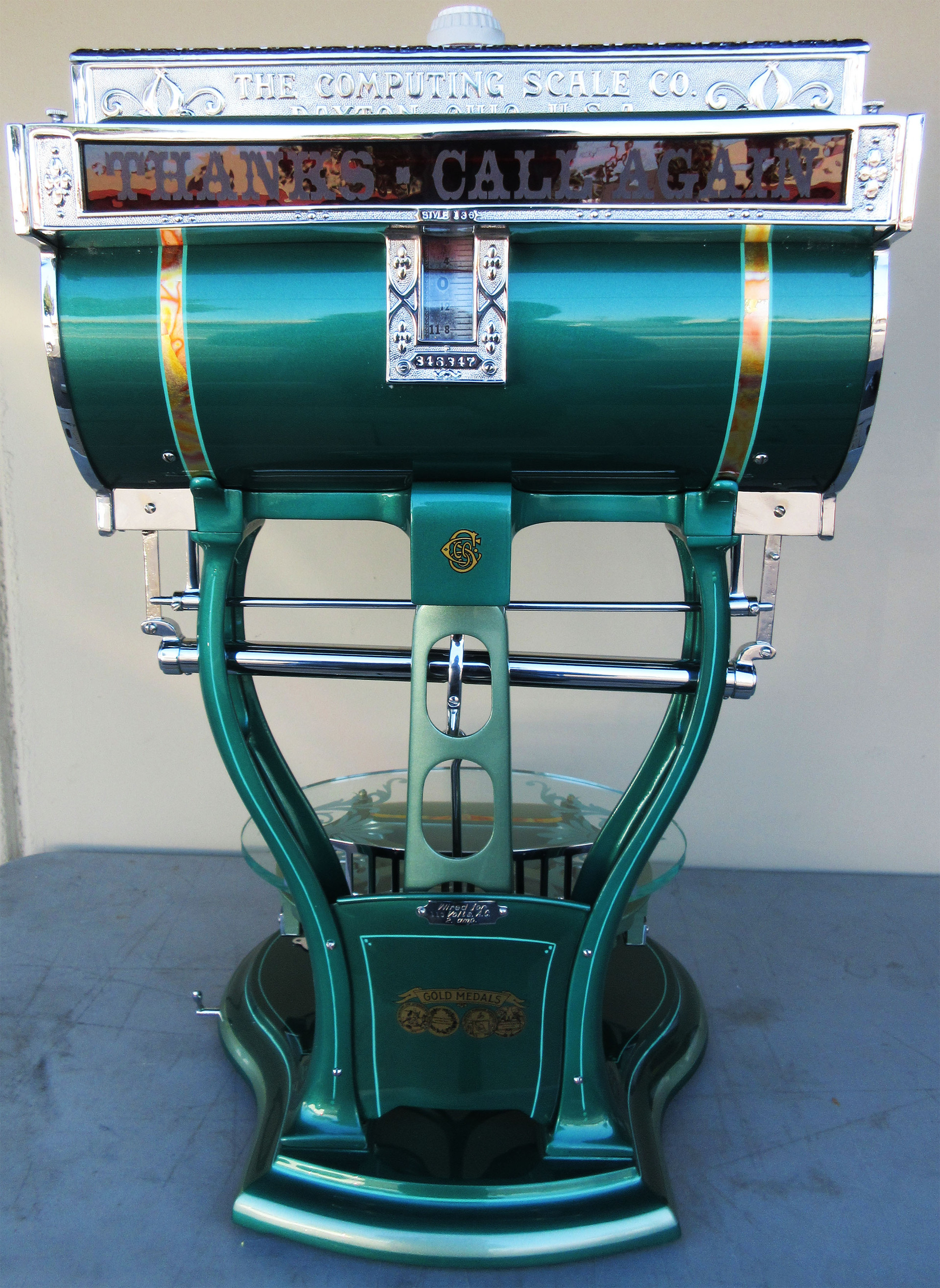 Dayton Computing Scale Co. Horizontal Barrel Scale Circa 1900 ...