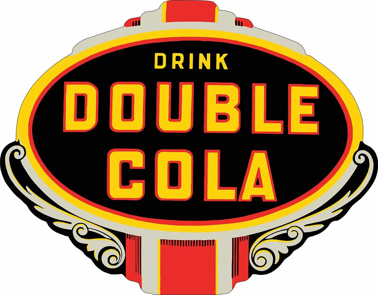 Double Cola Metal Sign - American Collectibles