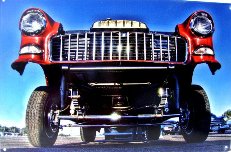 1955 Gasser Metal Sign - American Collectibles